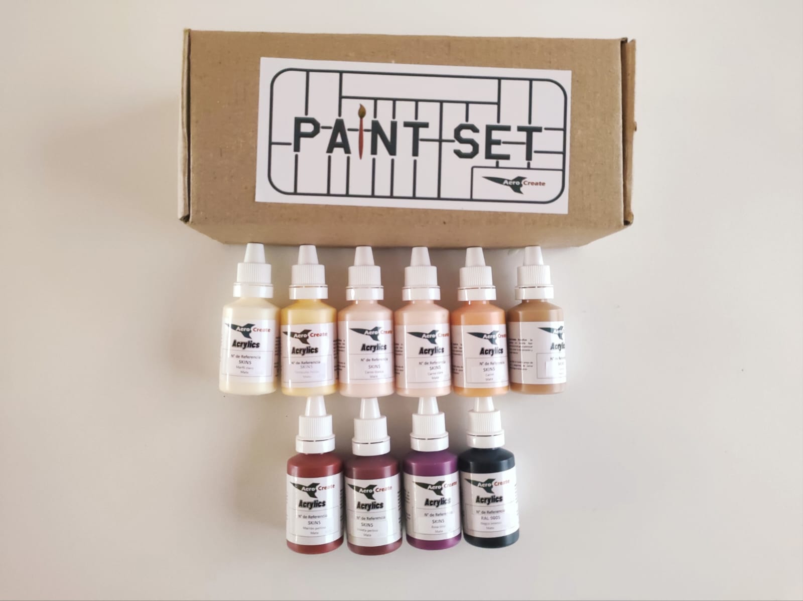 Skins Set (Set de pinturas pieles) – AeroCreate